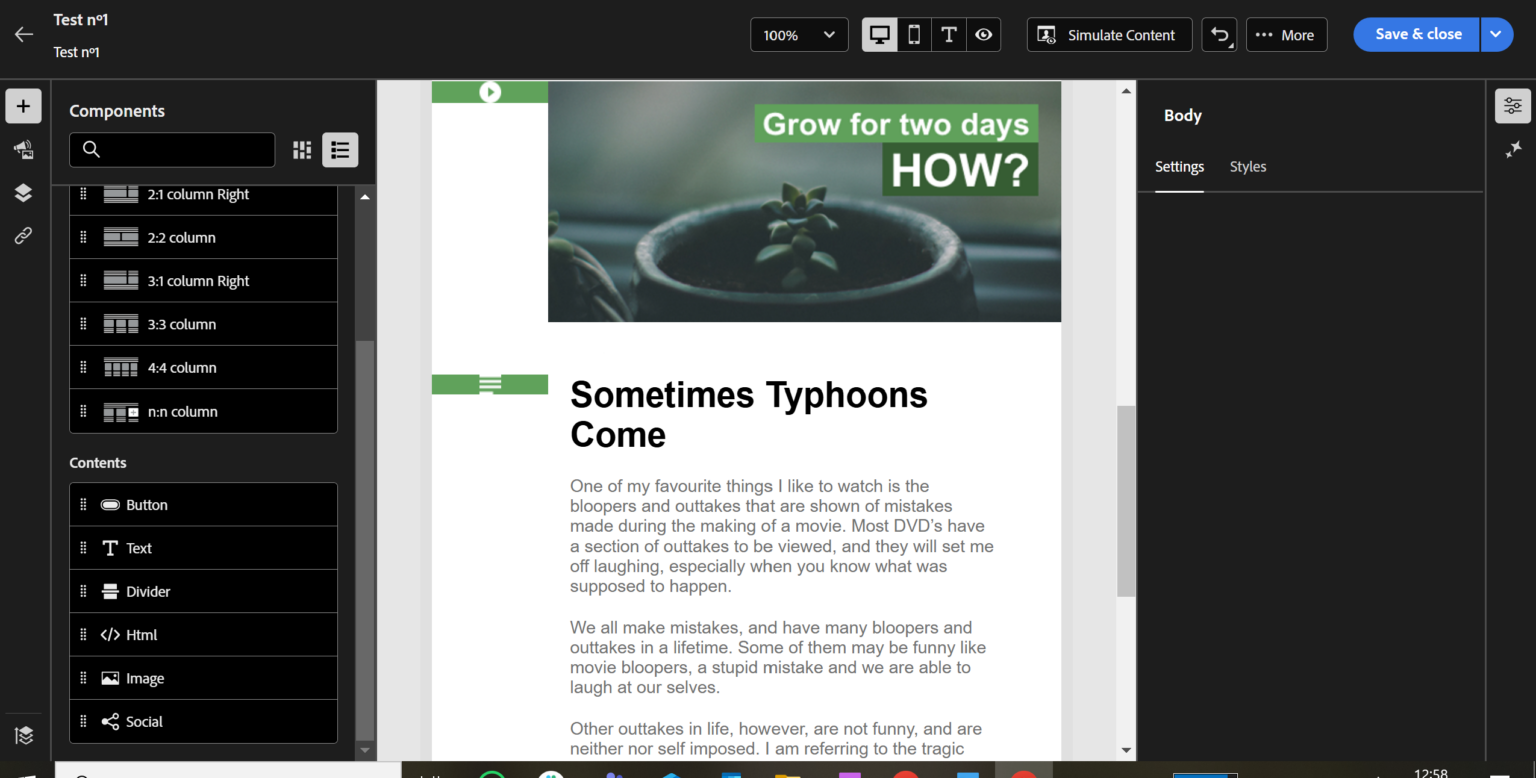 Marketo New Email Editor: What’s new - Kapturall